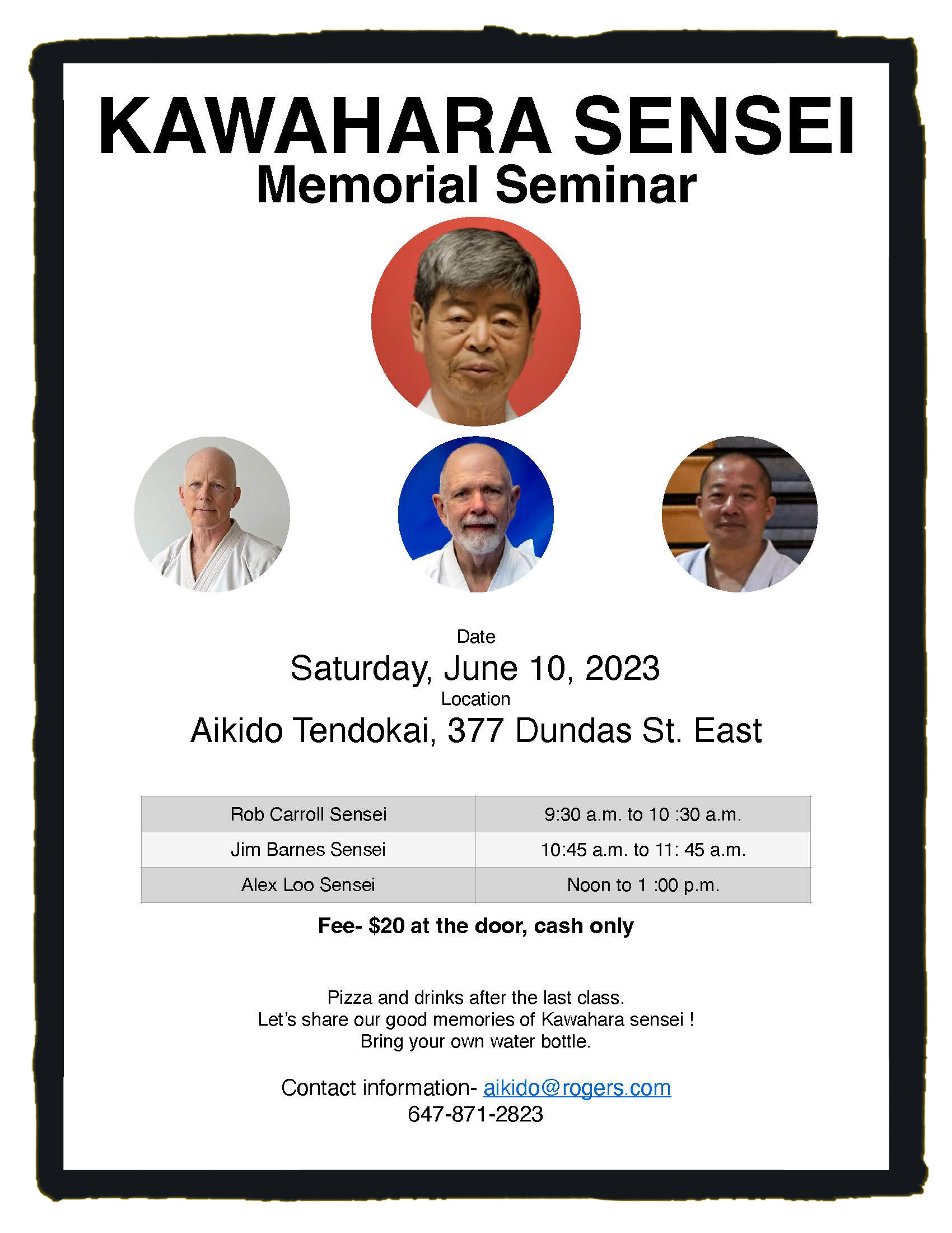 Kawahara Sensei Memorial Seminar June 10, 2023 | JCCCIKIKAI